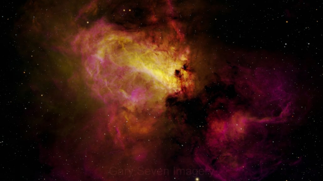 M17 in HOS + RGB - Track The Stars