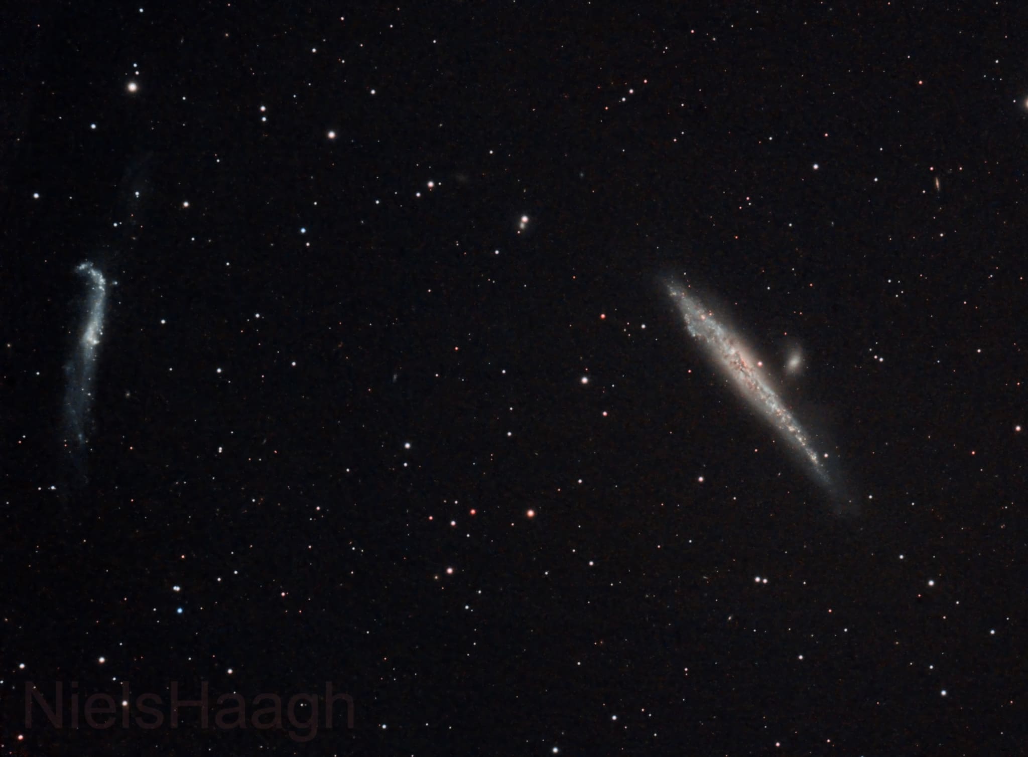 NGC4631 The Whale Galaxy - Track The Stars