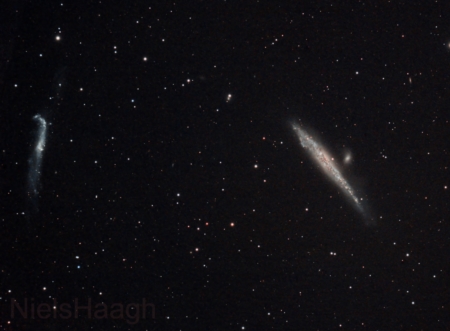 NGC4631 The Whale Galaxy - Track The Stars